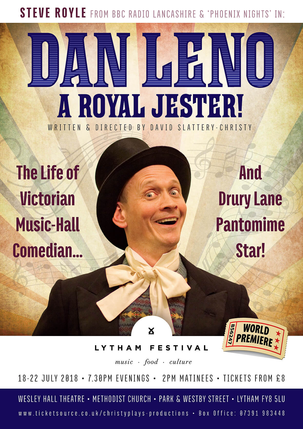 BBC Radio Lancashire Dan Leno Interview – David Slattery-Christy